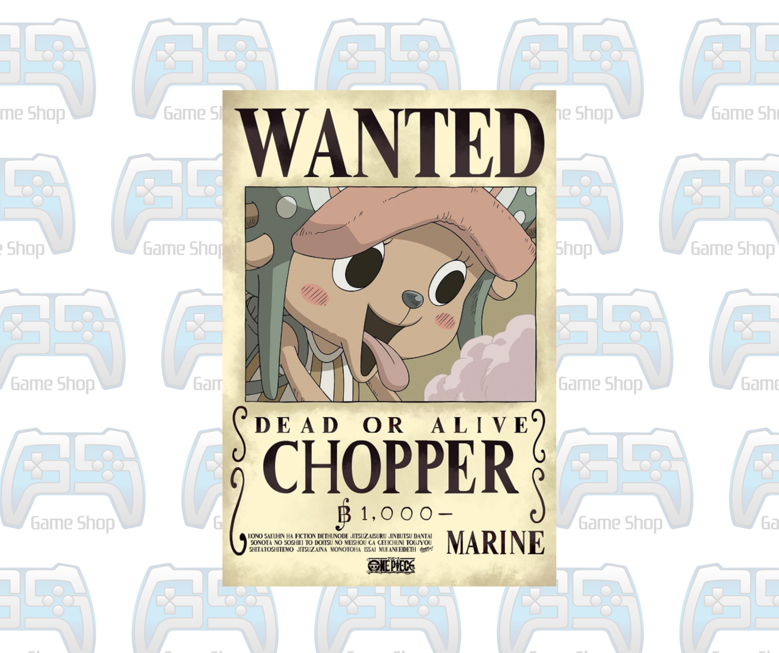 POSTER WANTED : Chopper | ONE PIECE – GameShop